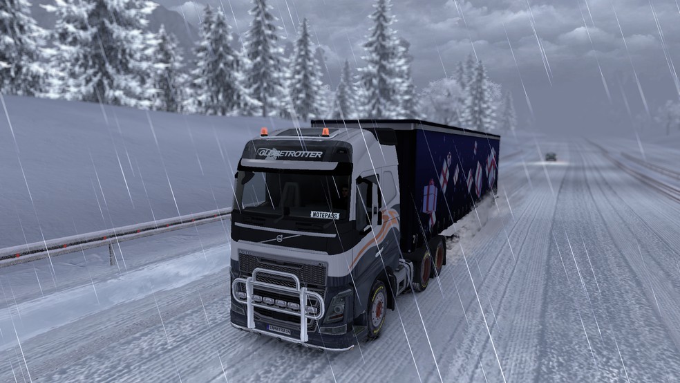 I found out about winter mods & the SCS holiday event. Now, let's drive ...